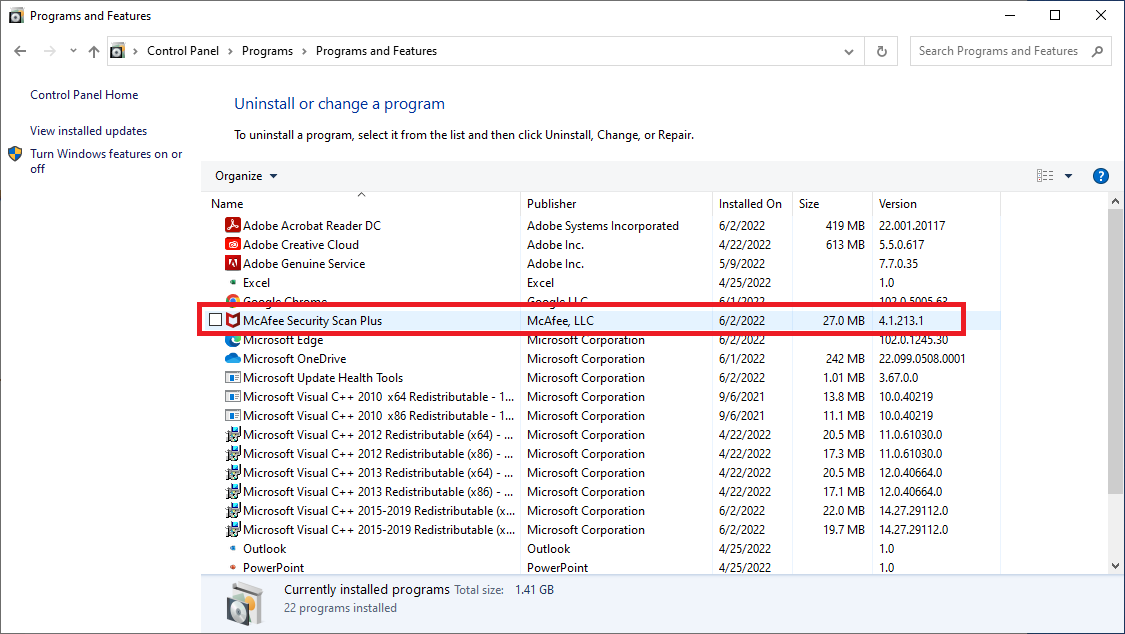 Uninstall the McAfee security diagnostic application » YOKOHAMA ...